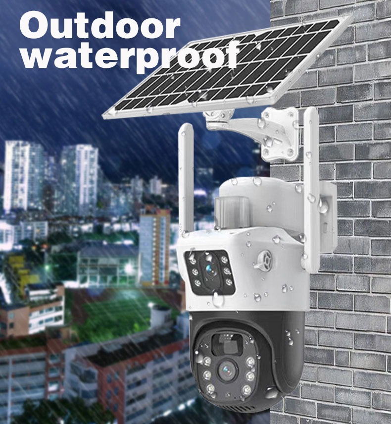 Dual Lens Wireless 4G CCTV Camera - Sulu Expert Solutions